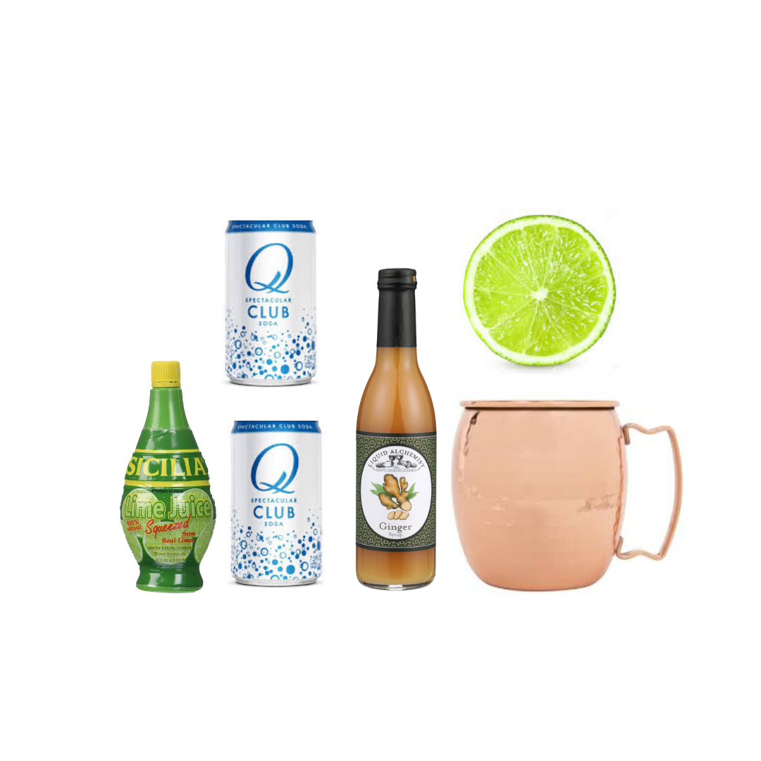 The Moscow Mule Mocktail Kit - JUST THE MIX – Crafted Taste Cocktails